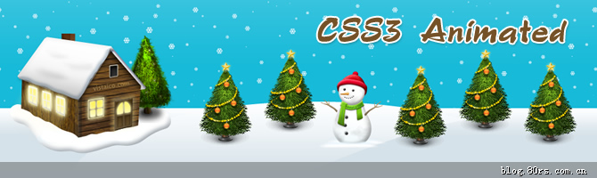 CSS3 Animation – snow | 蓝色梦想